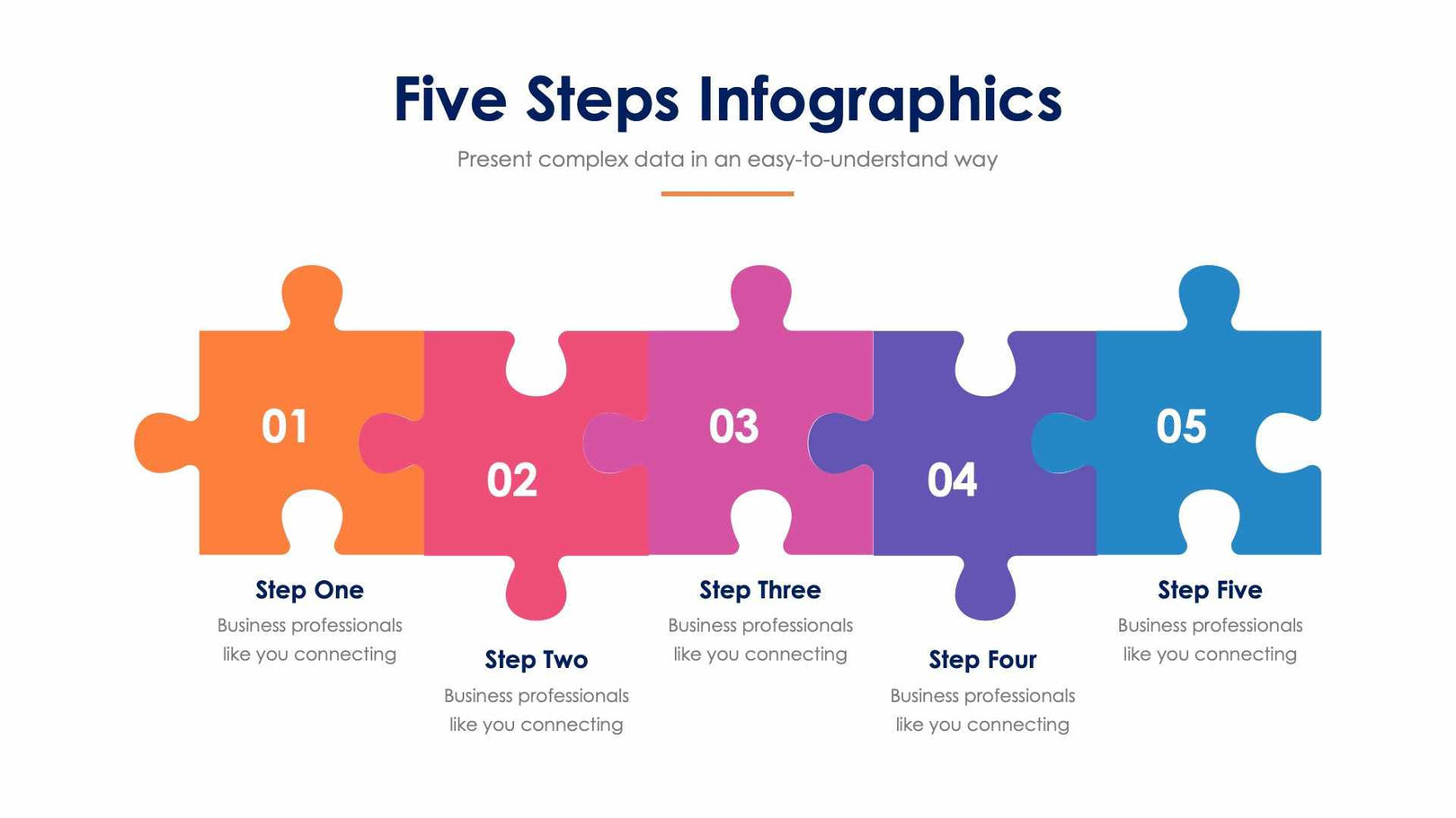 Five Steps Slide Infographic Template S02042204 – Infografolio