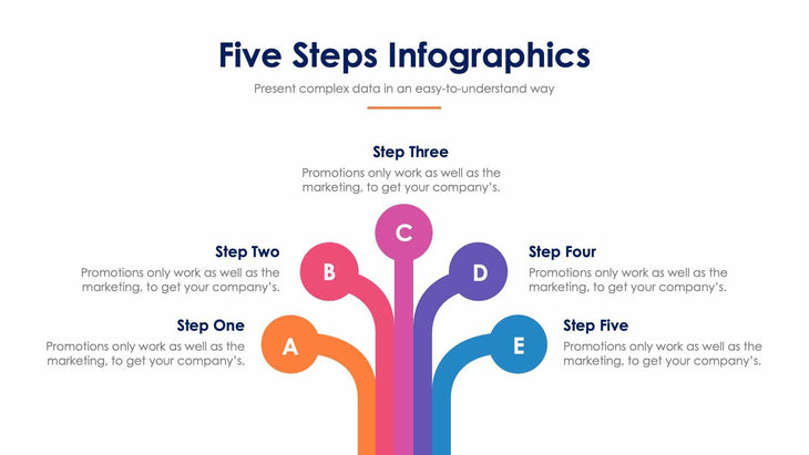 Five Steps Slide Infographic Template S02042207 – Infografolio