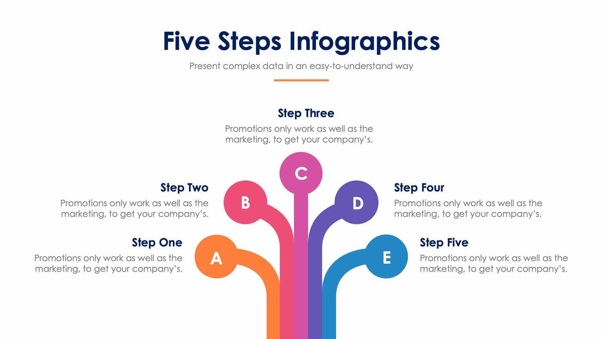 Five Steps Slide Infographic Template S02042207 – Infografolio
