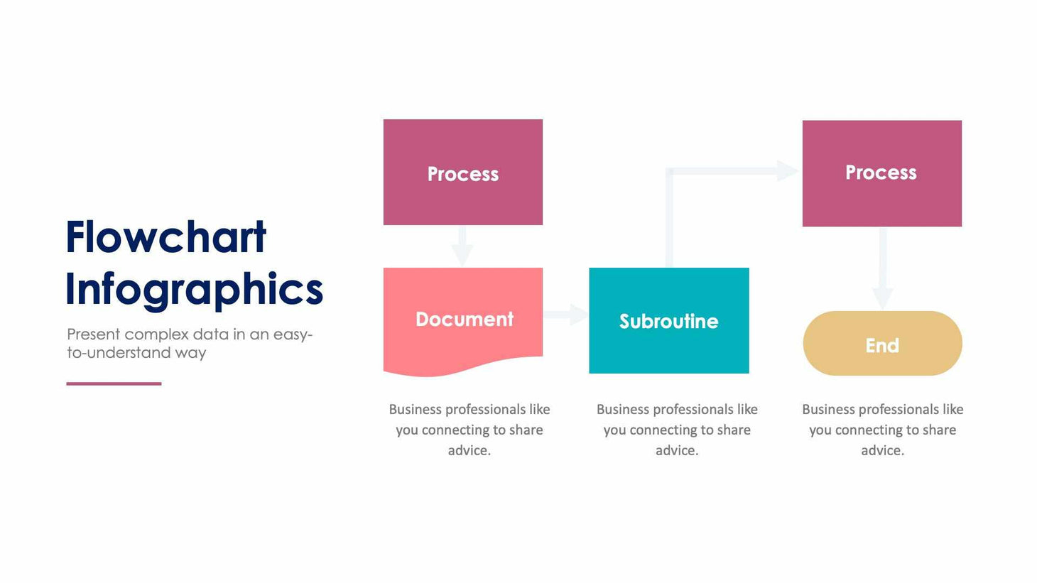 Flowchart Slide Infographic Template S02072217 – Infografolio