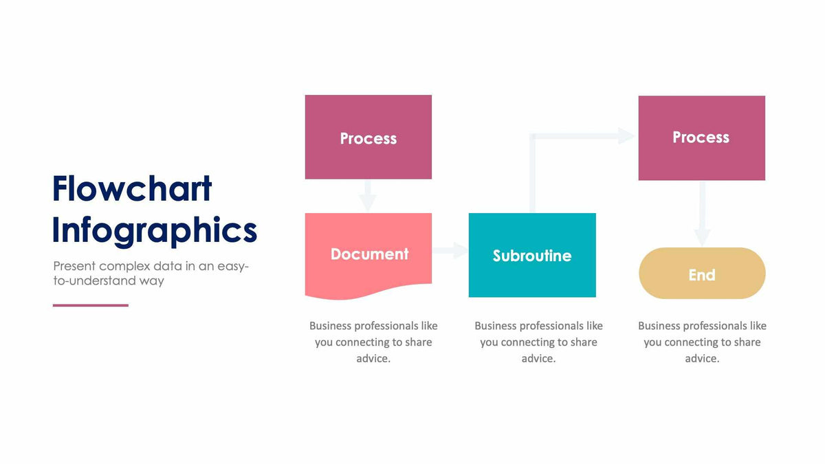Flowchart Slide Infographic Template S02072217 – Infografolio