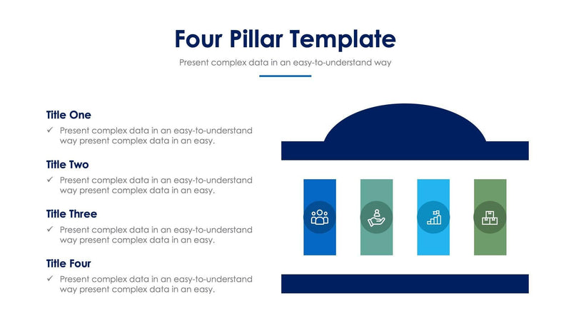 Four Pillar Slide Infographic Template S06102204 – Infografolio