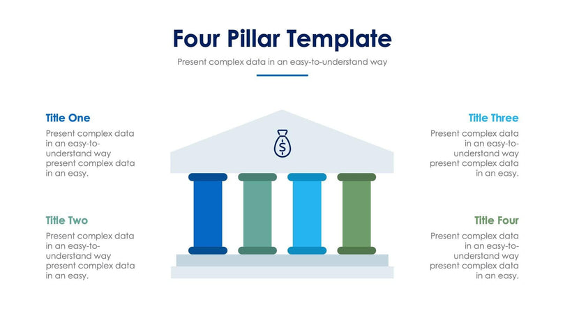 Four Pillar Slide Infographic Template S06102205 – Infografolio