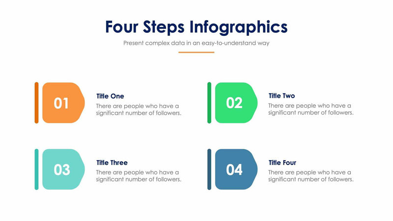 Four Steps Slides | Infografolio