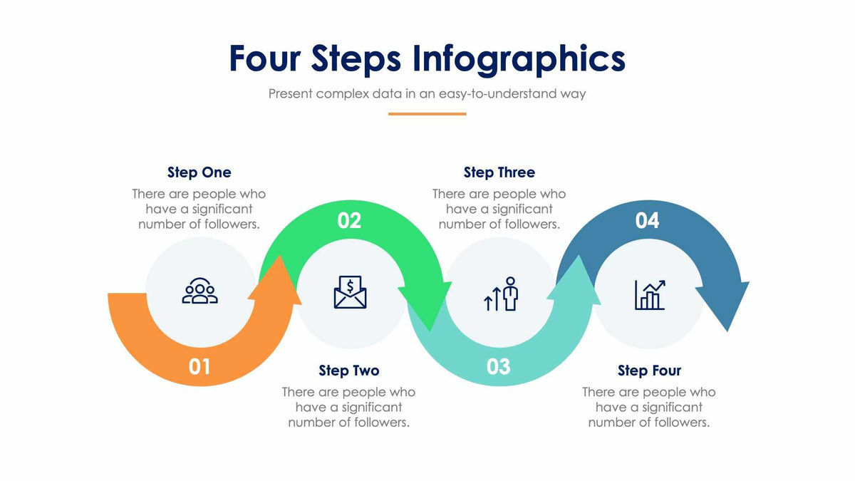 Four Steps Slide Infographic Template S02042208 – Infografolio