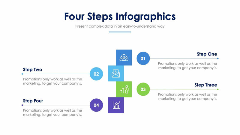 Four Steps Slide Infographic Template S02042216 | Infografolio