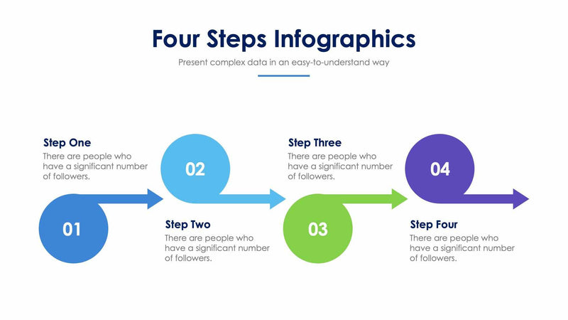 Four Steps Slide Infographic Template S02042215 | Infografolio