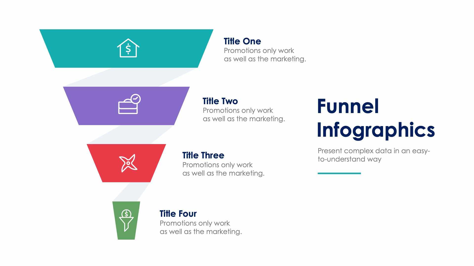 Funnel Slide Infographic Template S01312215 | Infografolio