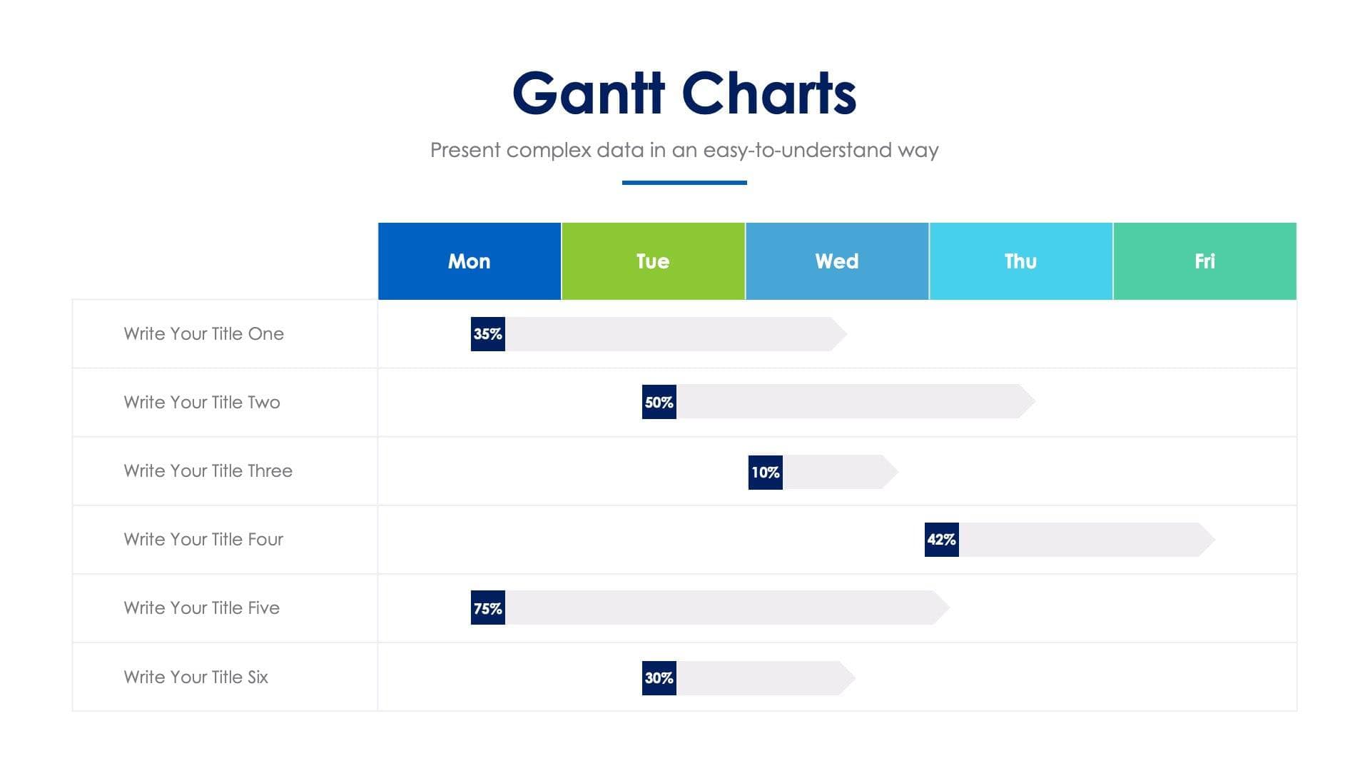 Gantt Chart Slide Infographic Template S07262212 | Infografolio