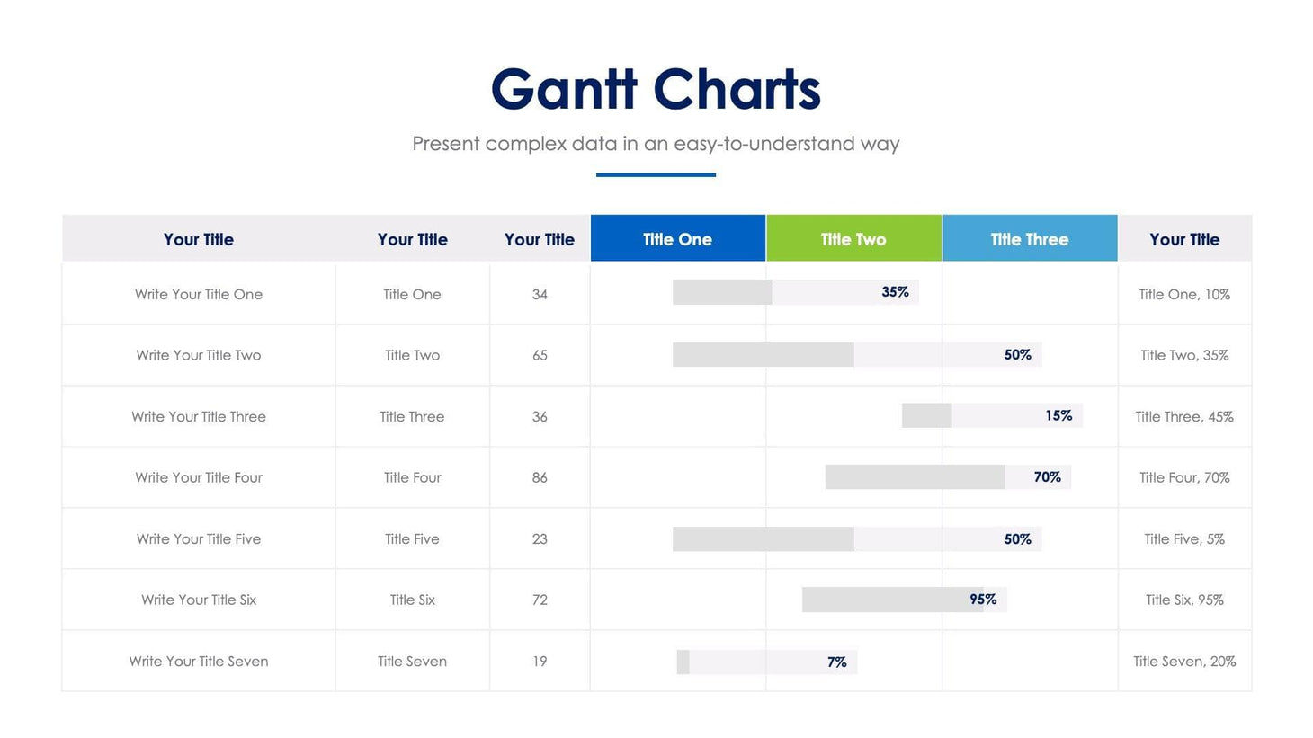 Gantt Chart Slide Infographic Template S07262216 – Infografolio
