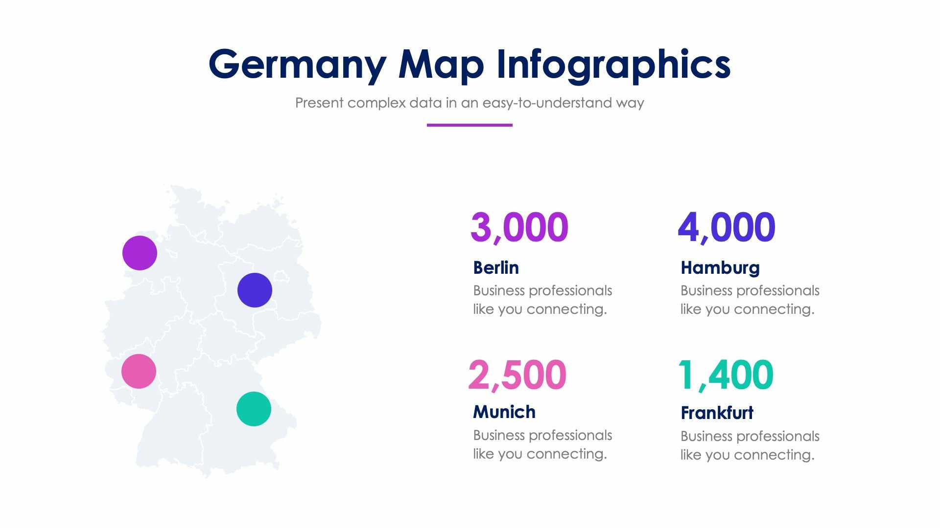 Germany Map Slide Infographic Template S12222106 | Infografolio