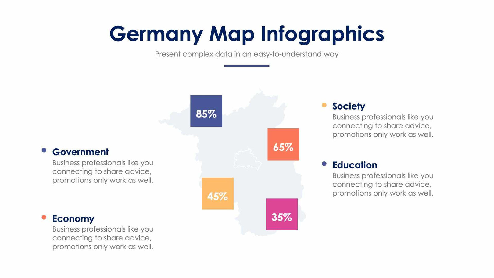Germany Map Slide Infographic Template S12222120 – Infografolio