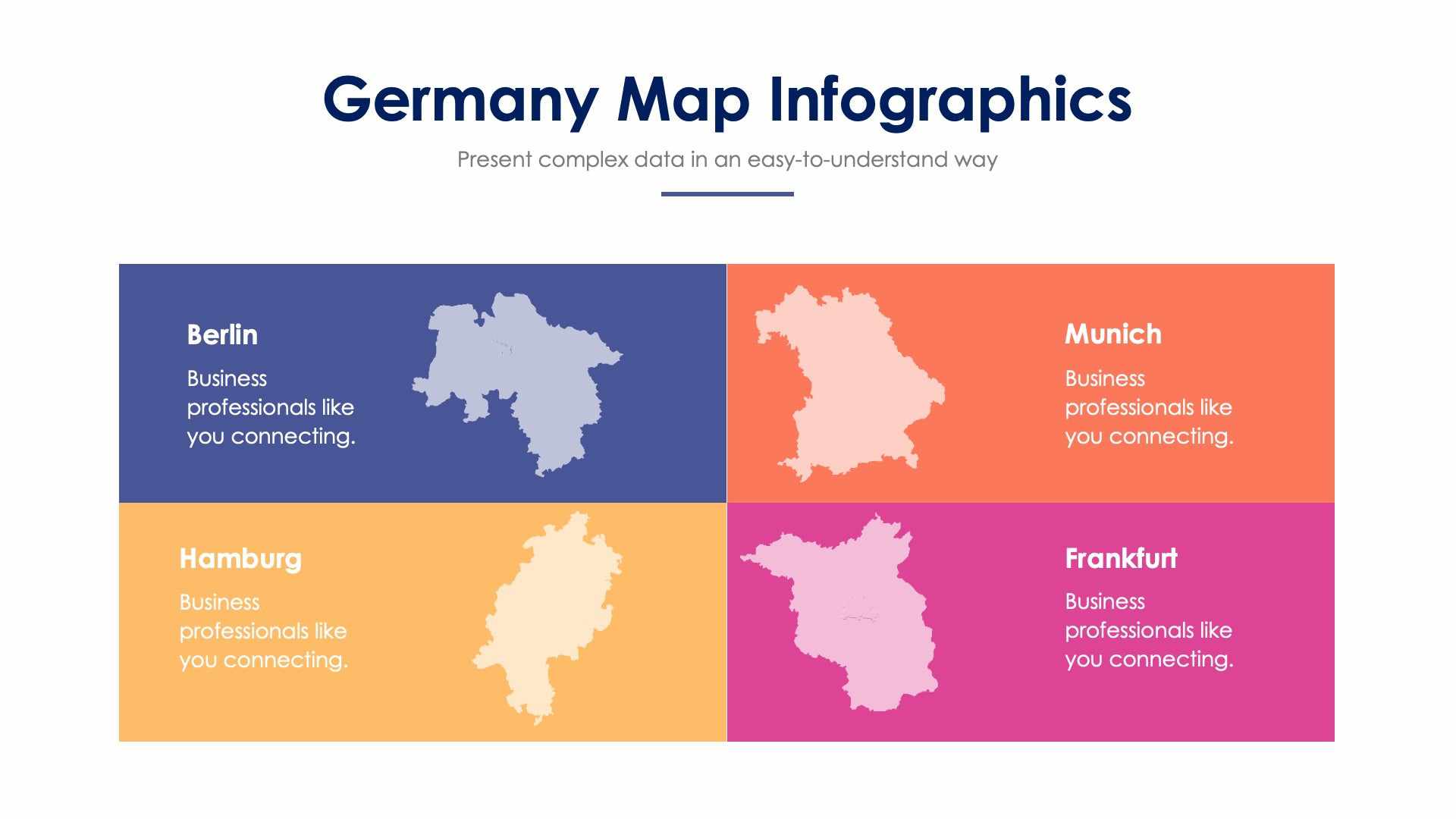 Germany Map Slide Infographic Template S12222123 | Infografolio