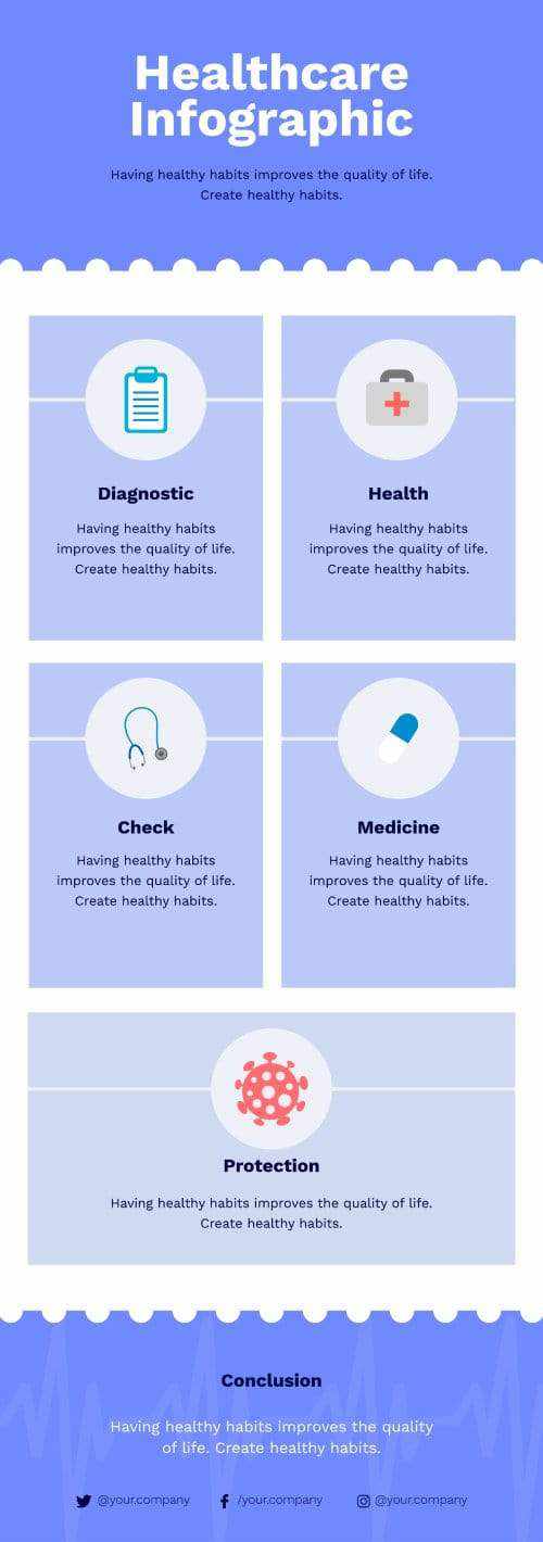 Healthcare Infographic Template | Infografolio