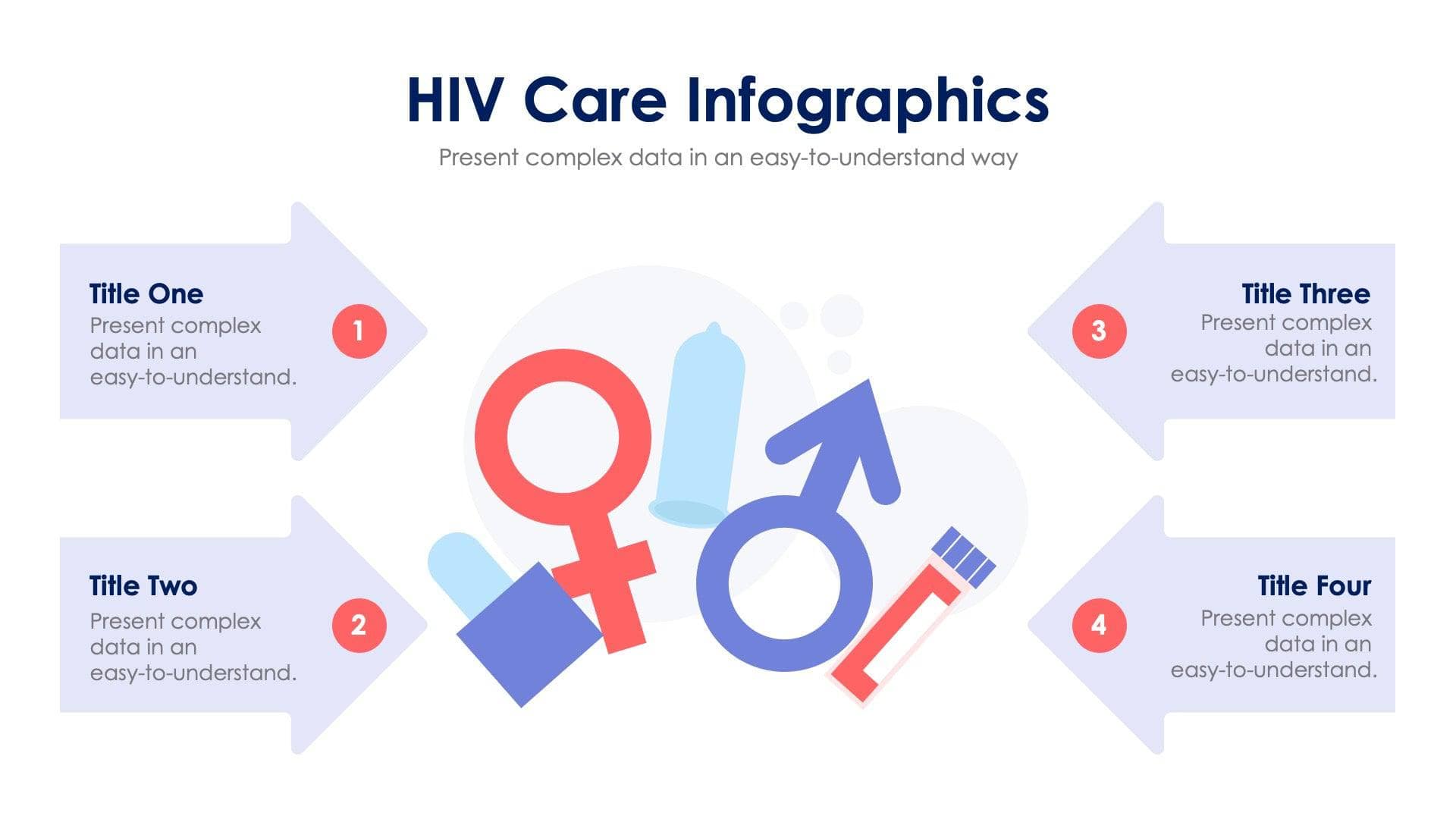 HIV Care Slide Infographic Template S07042207 – Infografolio