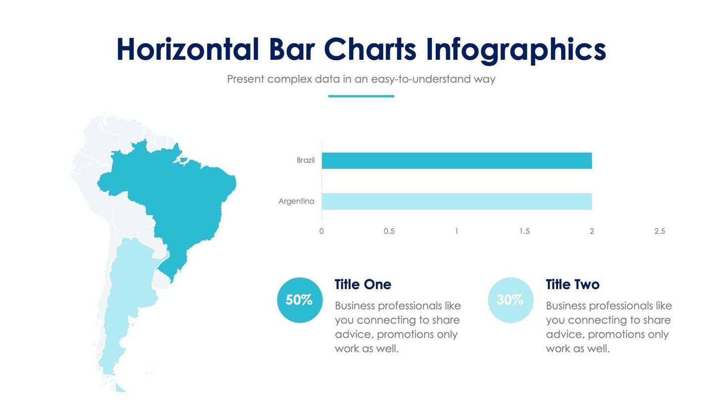 Horizontal Bar Charts Slide Infographic Template S02032205 – Infografolio