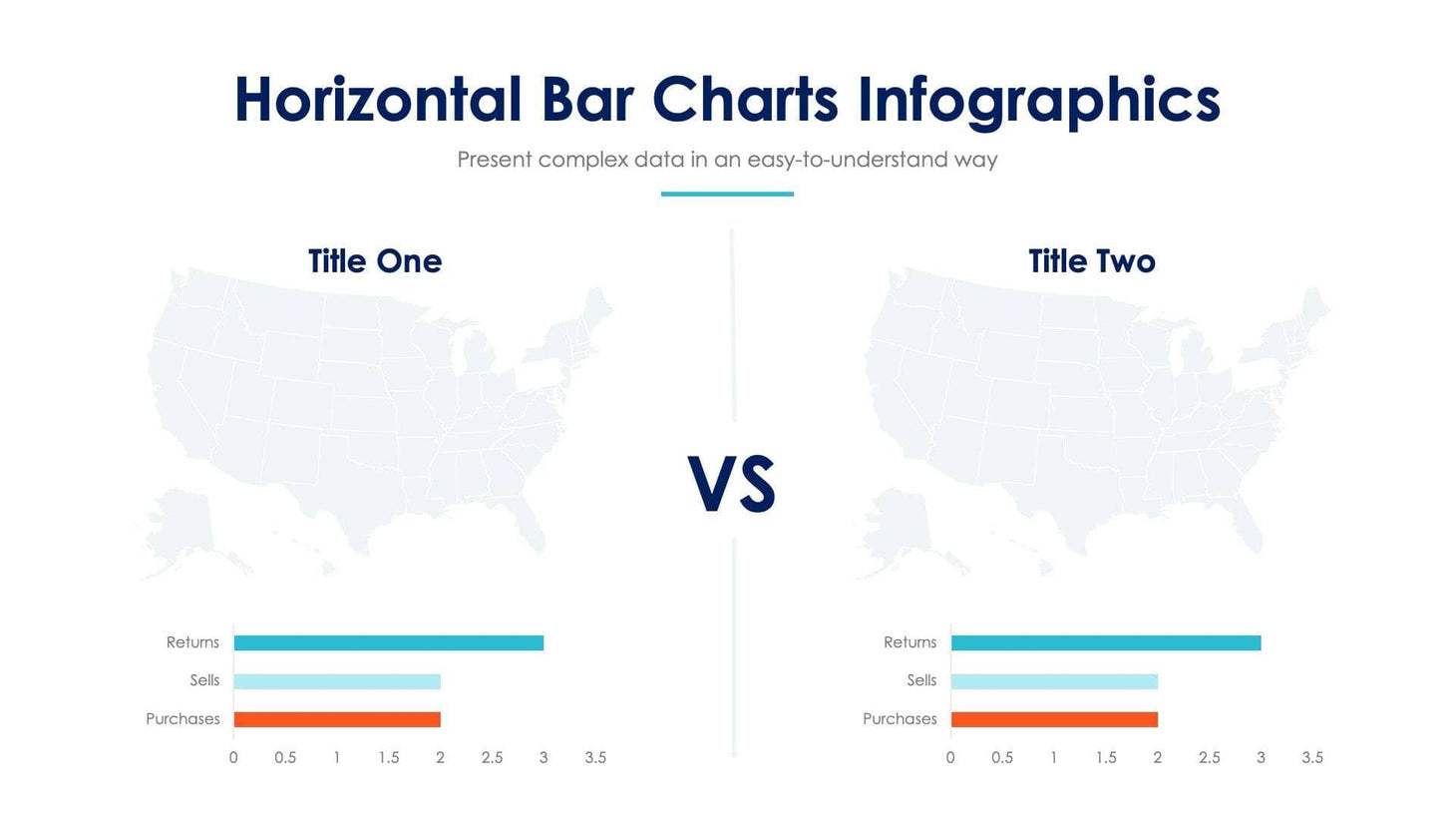 Horizontal Bar Charts Slide Infographic Template S02032207 – Infografolio