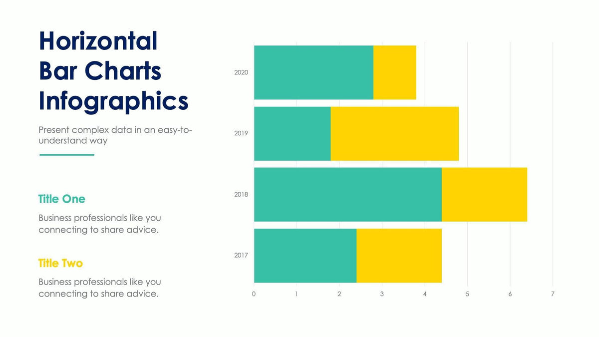 Horizontal Bar Charts Slide Infographic Template S02032212 – Infografolio