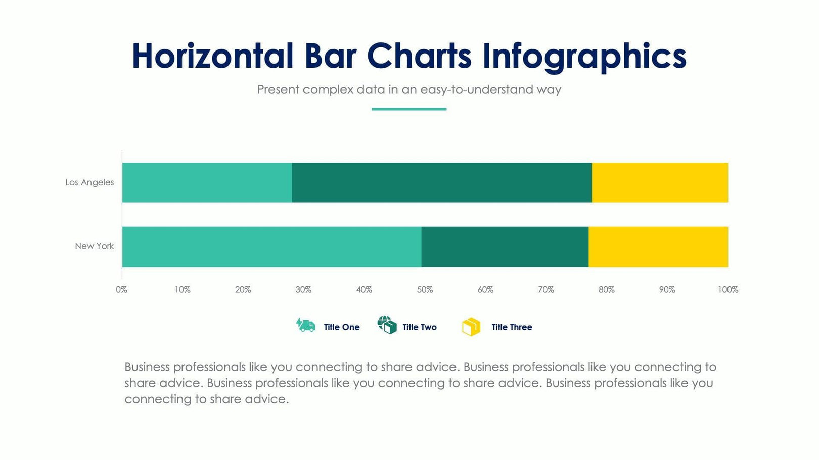 Horizontal Bar Charts Slide Infographic Template S02032214 – Infografolio