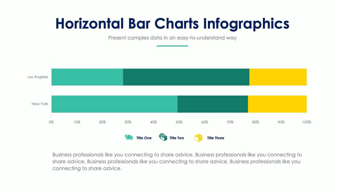 Horizontal Bar Charts Slide Infographic Template S02032214 – Infografolio
