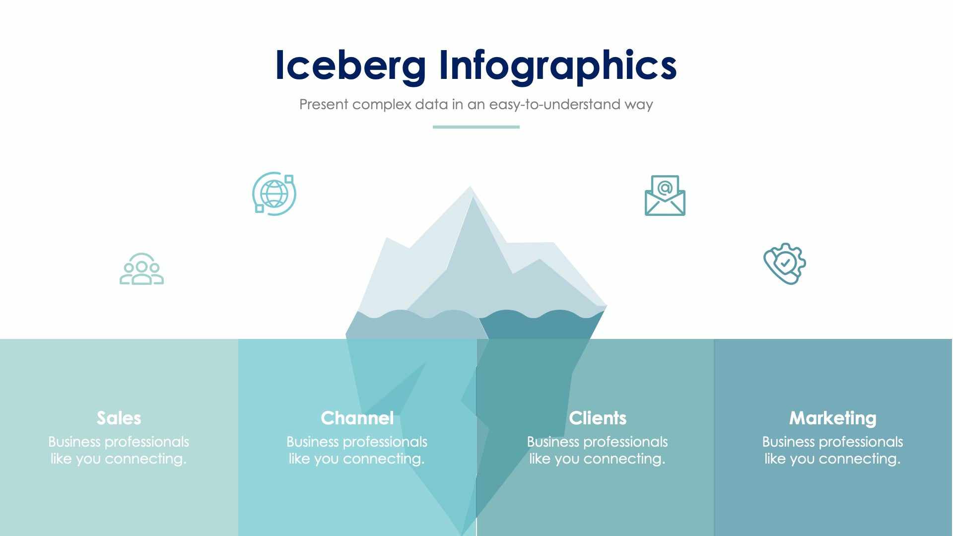 Iceberg Slide Infographic Template S01182217 | Infografolio