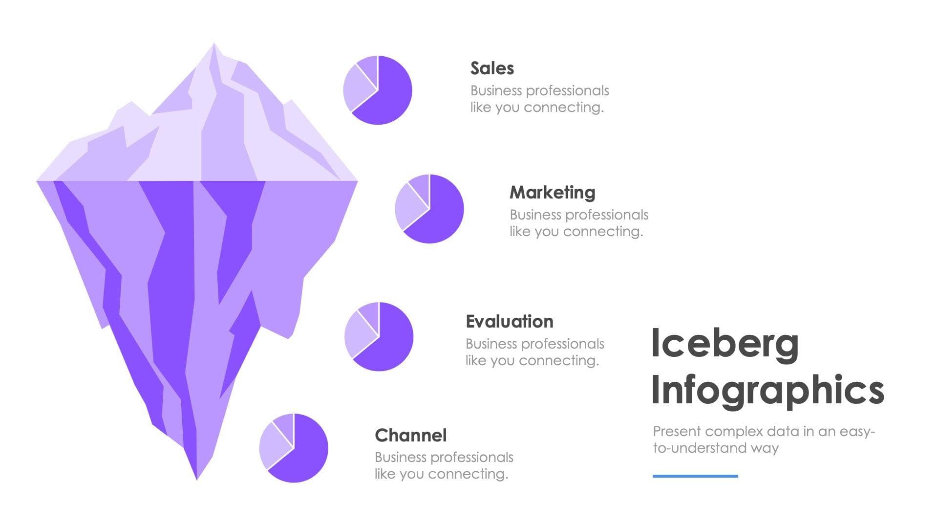 Iceberg Slide Infographic Template S12032108 | Infografolio