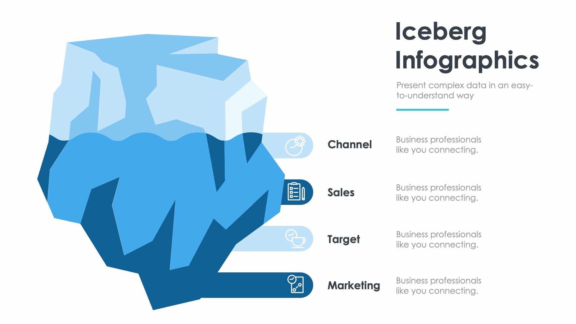 Iceberg Slide Infographic Template S12032113 | Infografolio