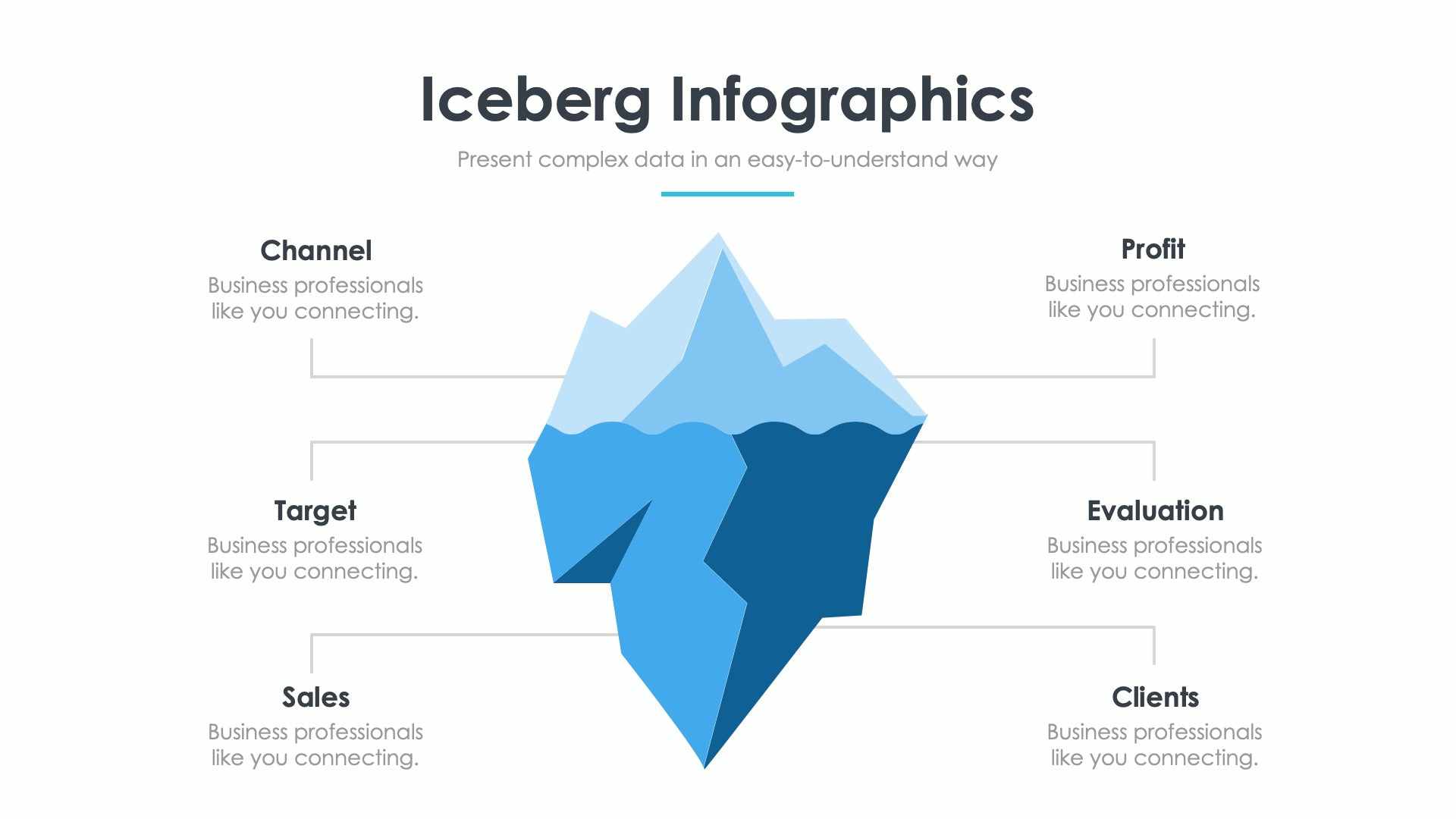 Iceberg Infographic Template