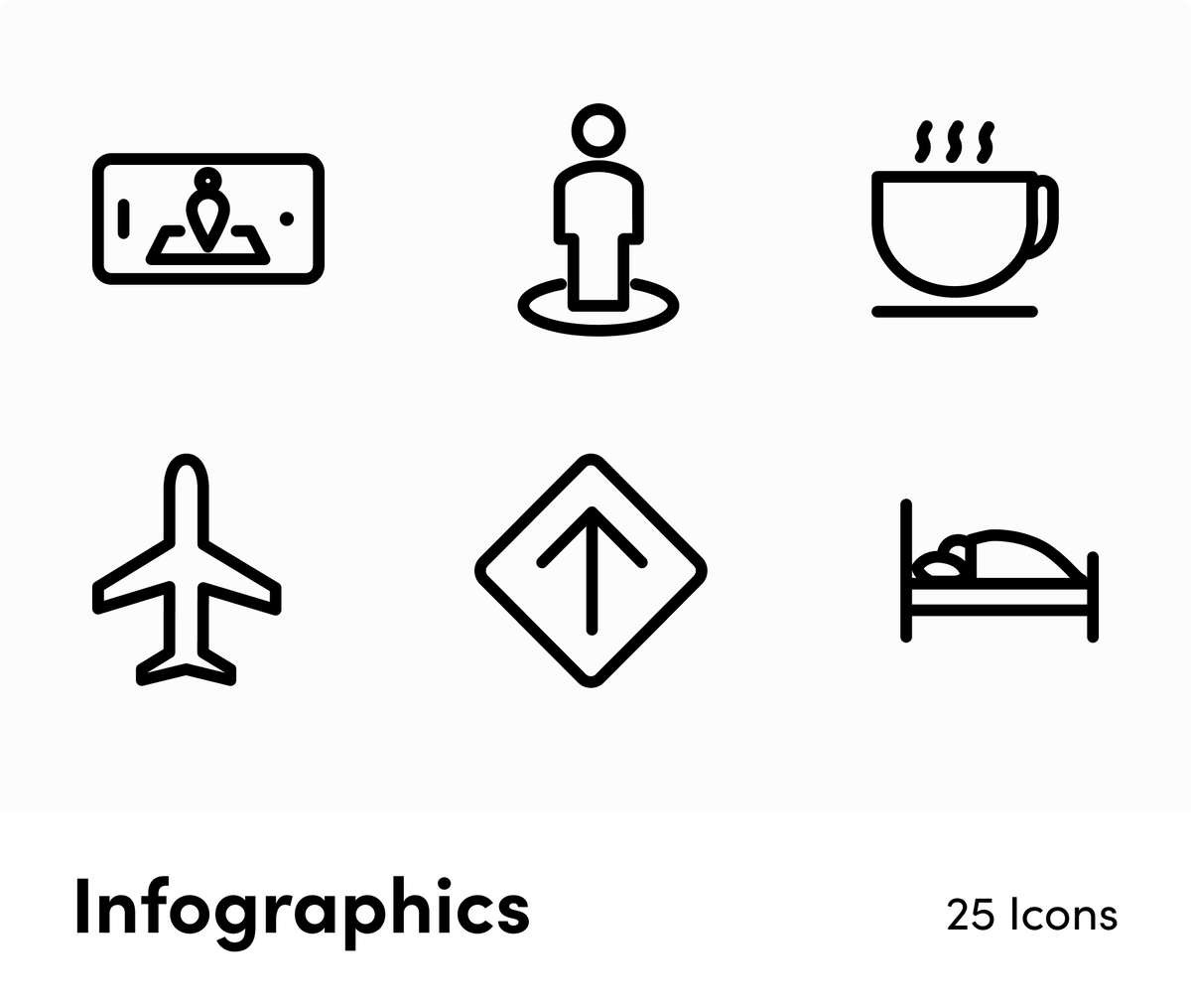 Infograph Outline Vector Icons S12162102 – Infografolio