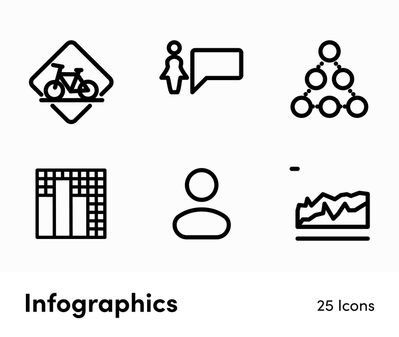 Infograph Outline Vector Icons S12162101 – Infografolio