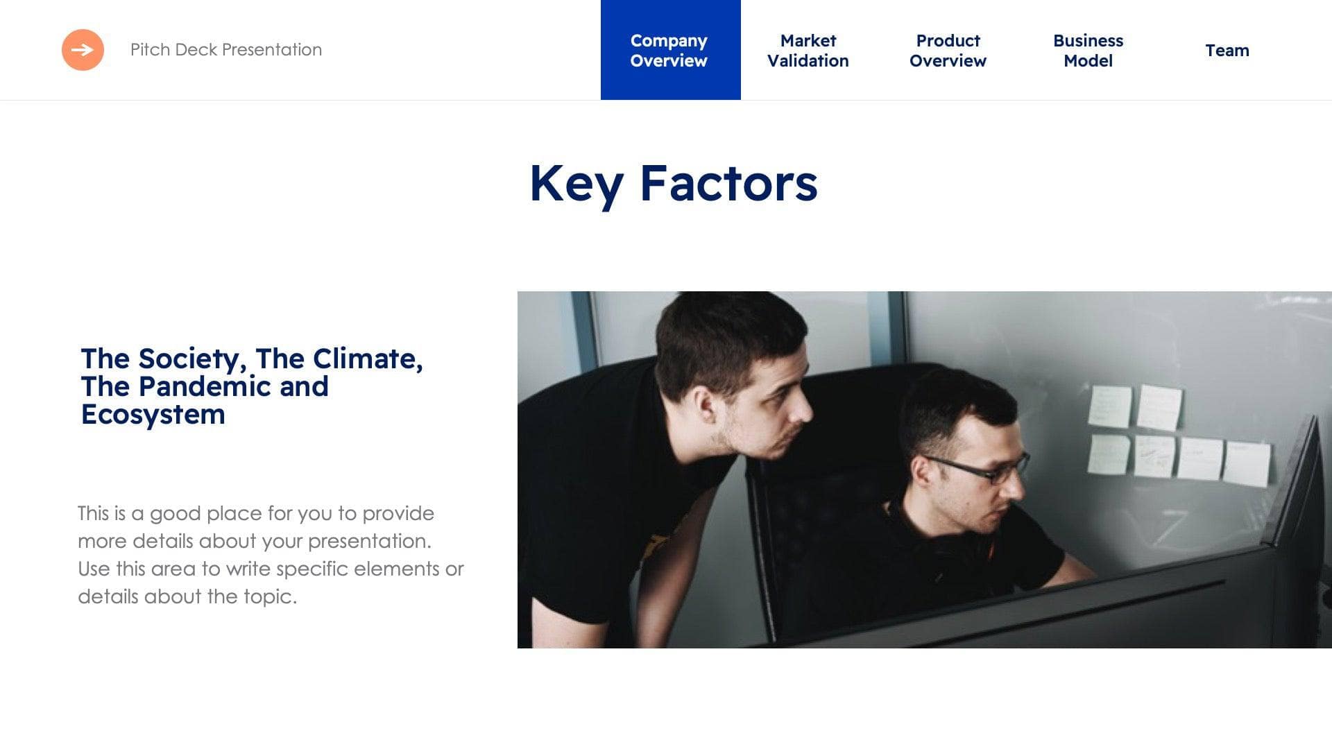 Key Factors Infographic Slide Template S10132204 | Infografolio