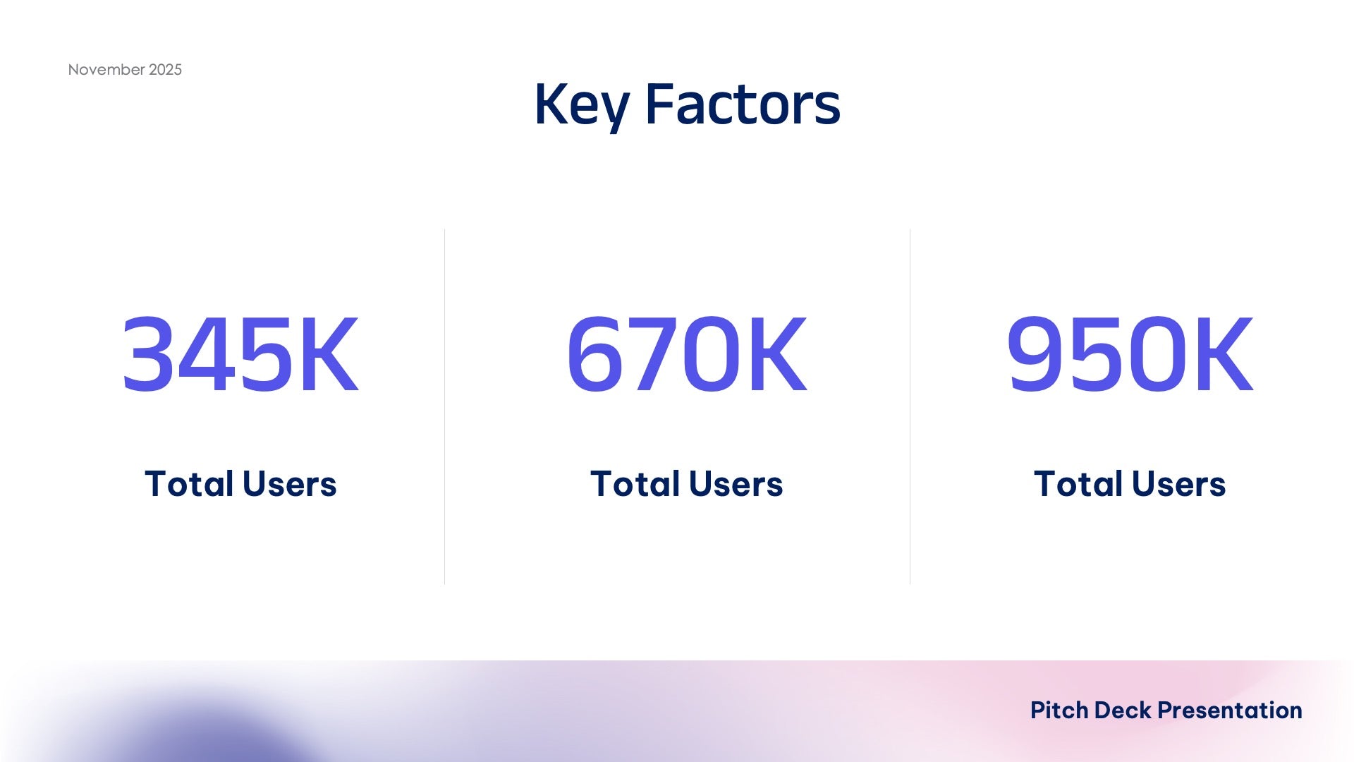 Key Factors Slide Template S10122202 | Infografolio