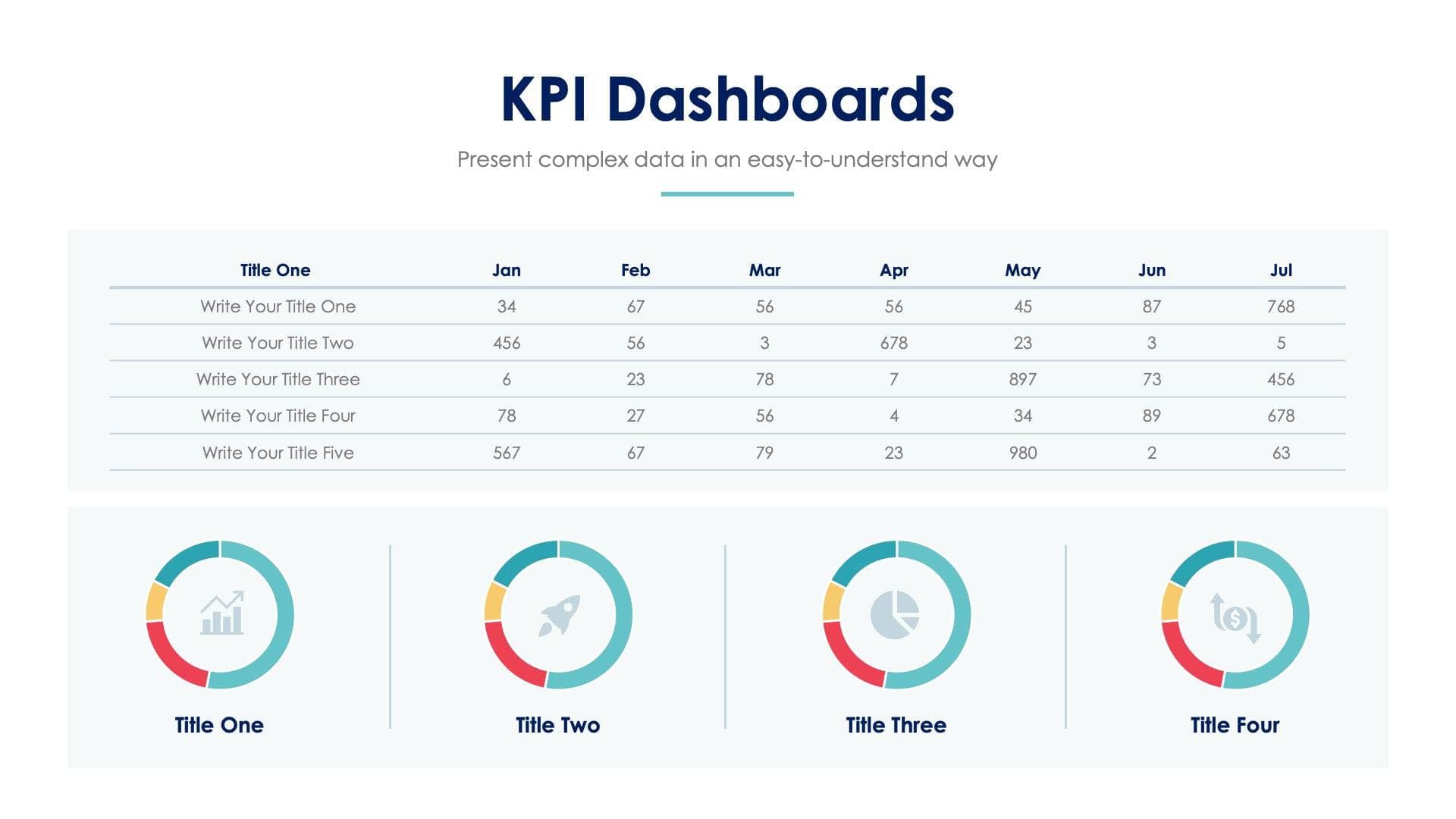 KPI Dashboards Slide Infographic Template S06102215 | Infografolio