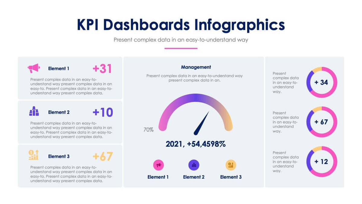 KPI Dashboard Slide Infographic Template S12132118 – Infografolio