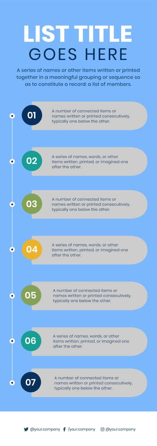 List-Infographics – Infografolio