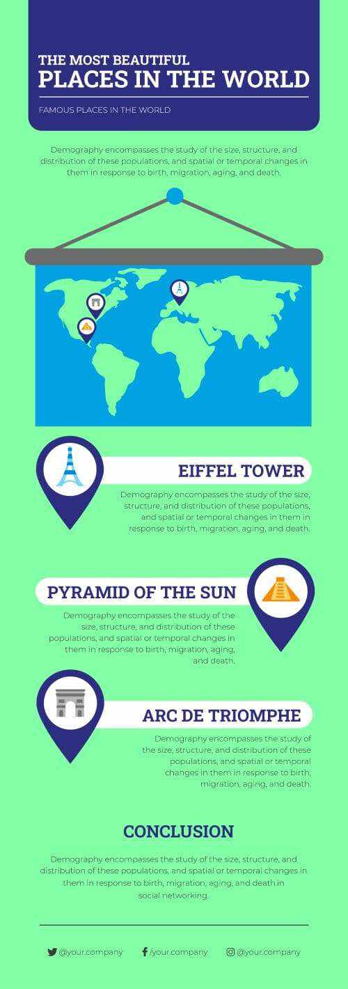 US Exports Maps Infographic Template | Infografolio