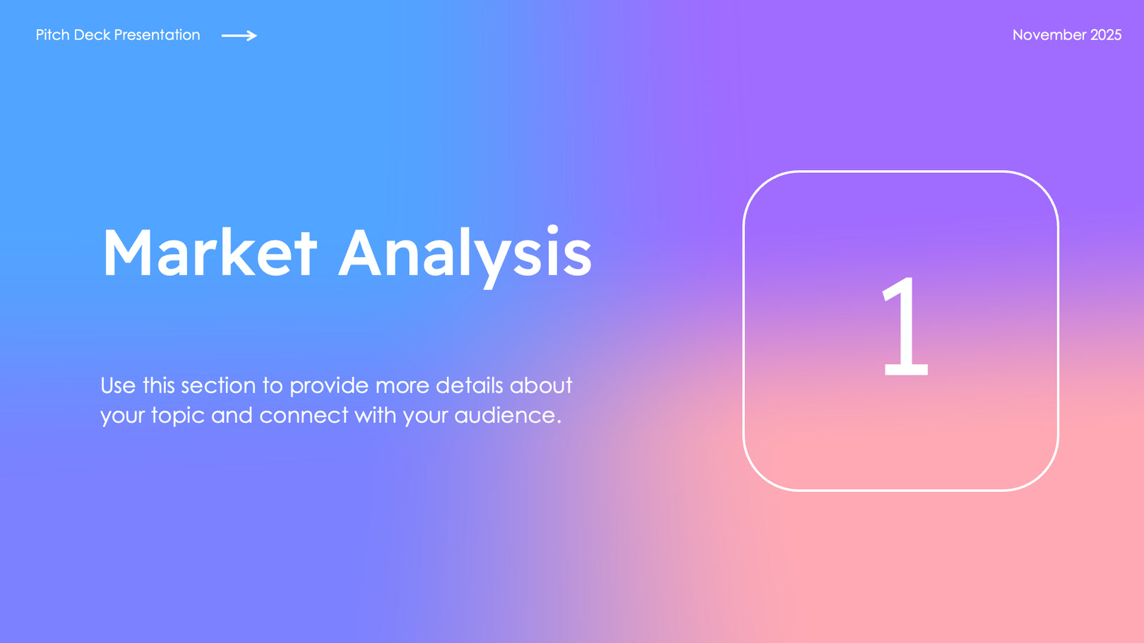 Market Analysis Slide Template S12122205 – Infografolio