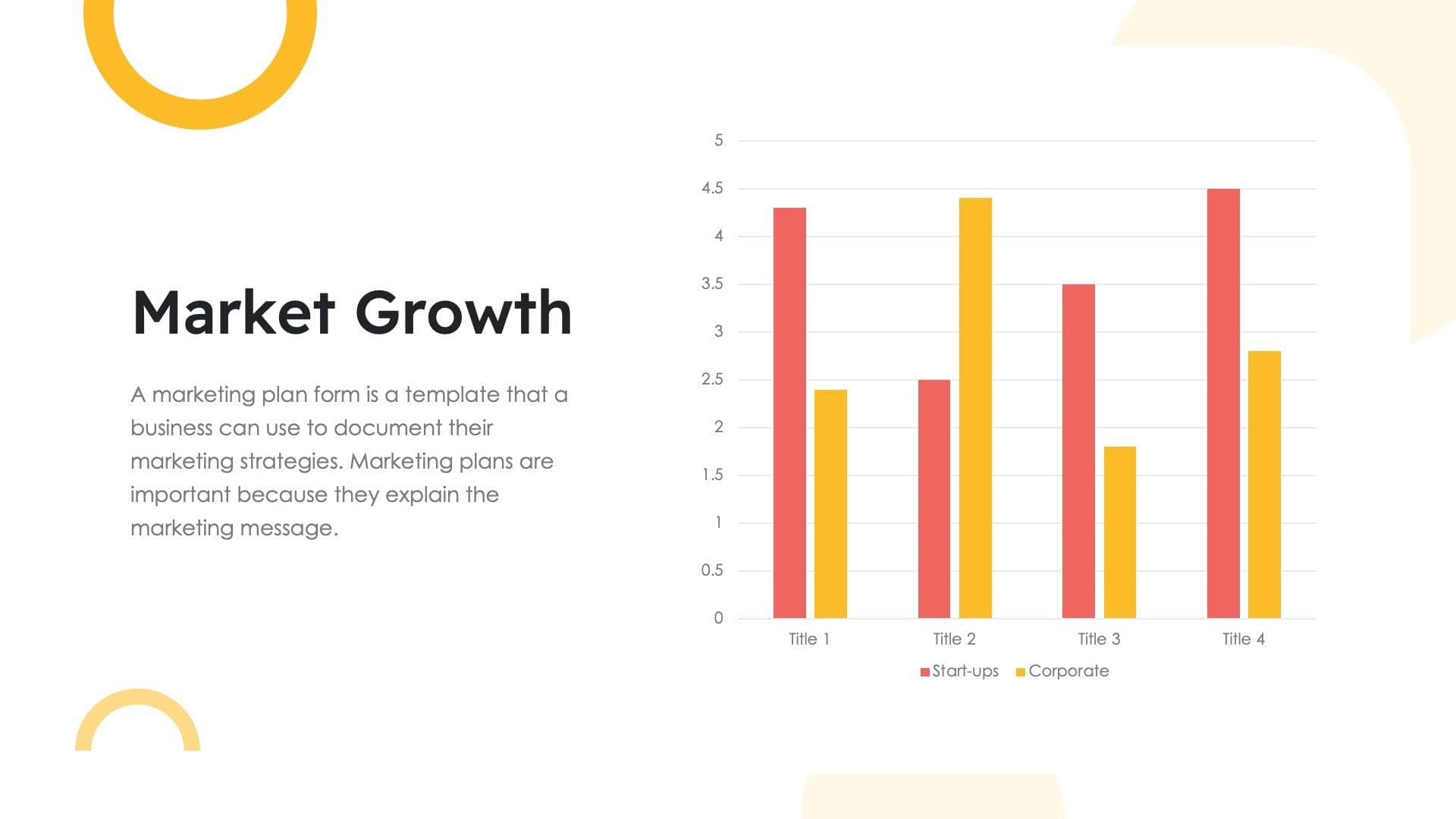Market Growth Slide Template S10212201 | Infografolio