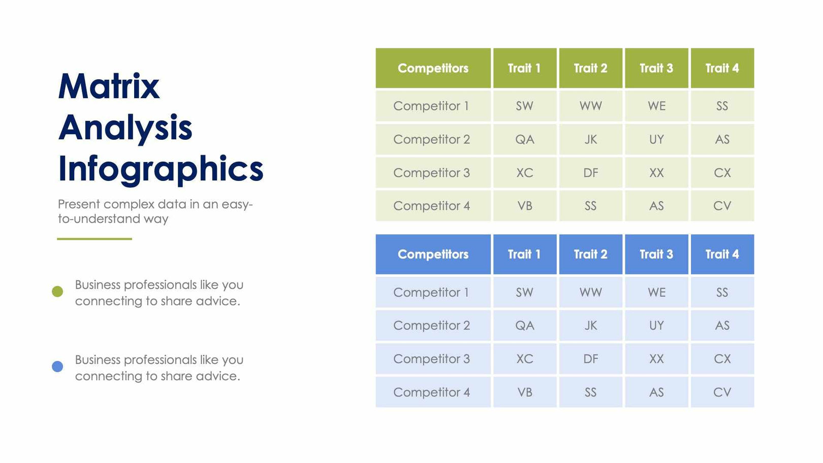 Matrix Analysis Slide Infographic Template S01172218 – Infografolio
