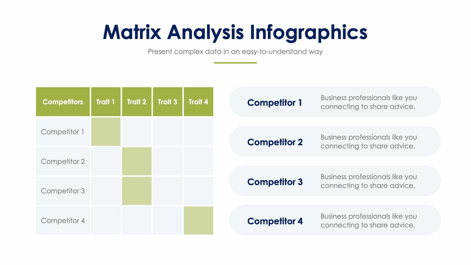 Matrix Analysis Slide Infographic Template S01172221 – Infografolio