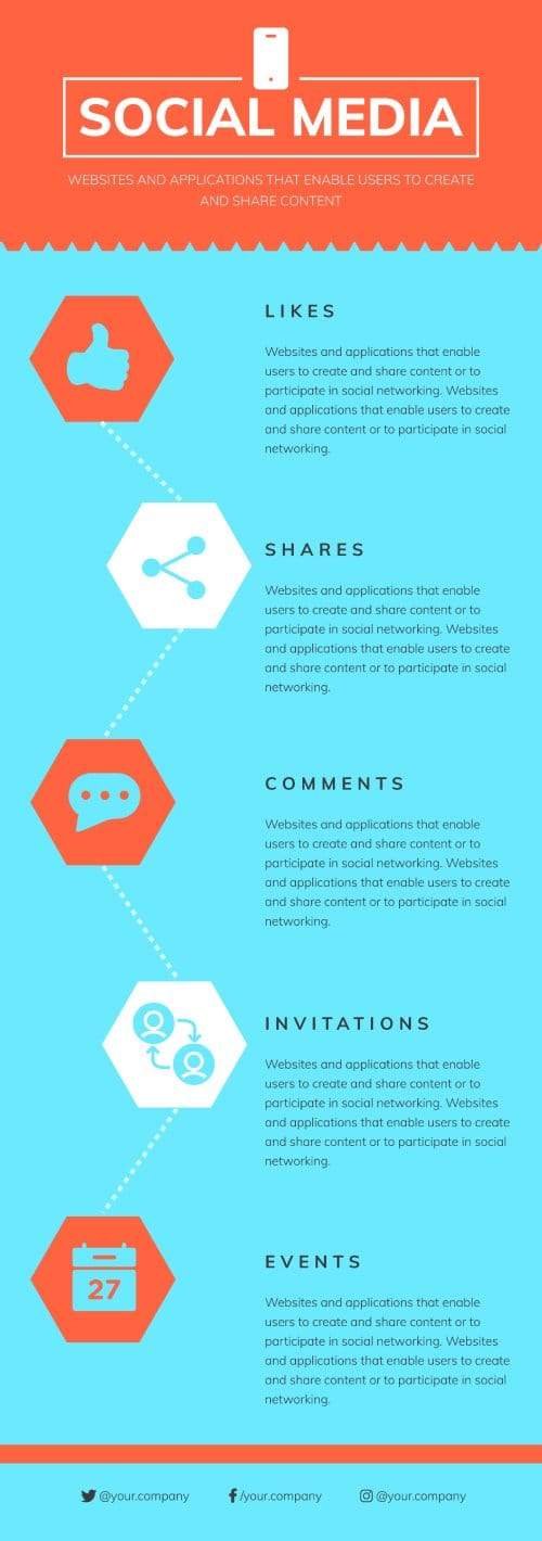 Netflix Media Infographic Template | Infografolio