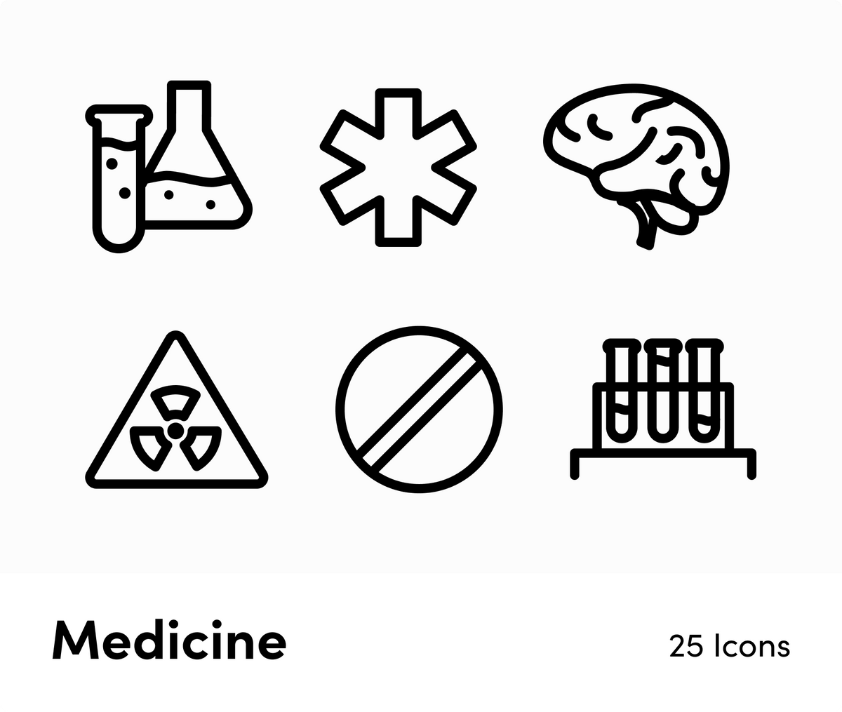 Medicine Outline Vector Icons S12162101 – Infografolio
