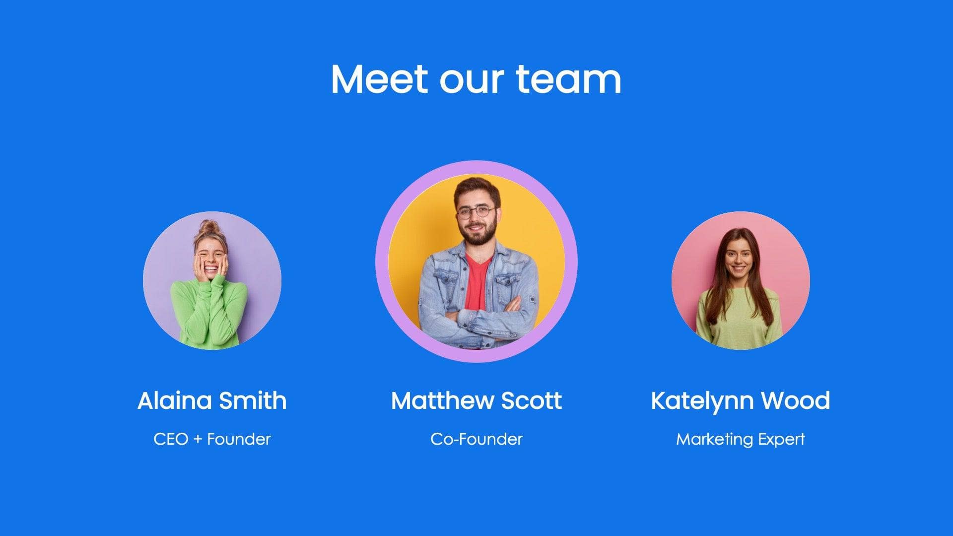 Meet Our Team Slide Infographic Template S09272211 | Infografolio