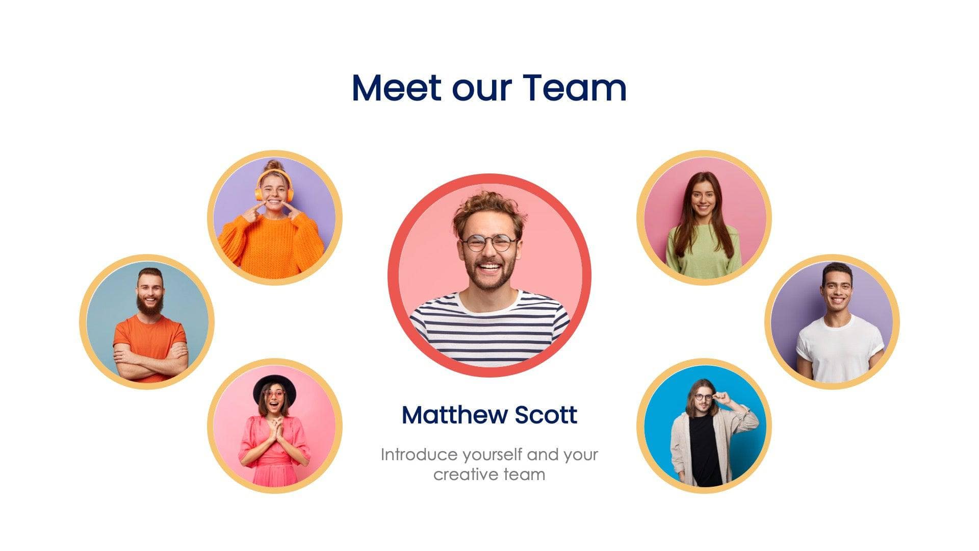 Meet Our Team Slide Infographic Template S09272215 | Infografolio