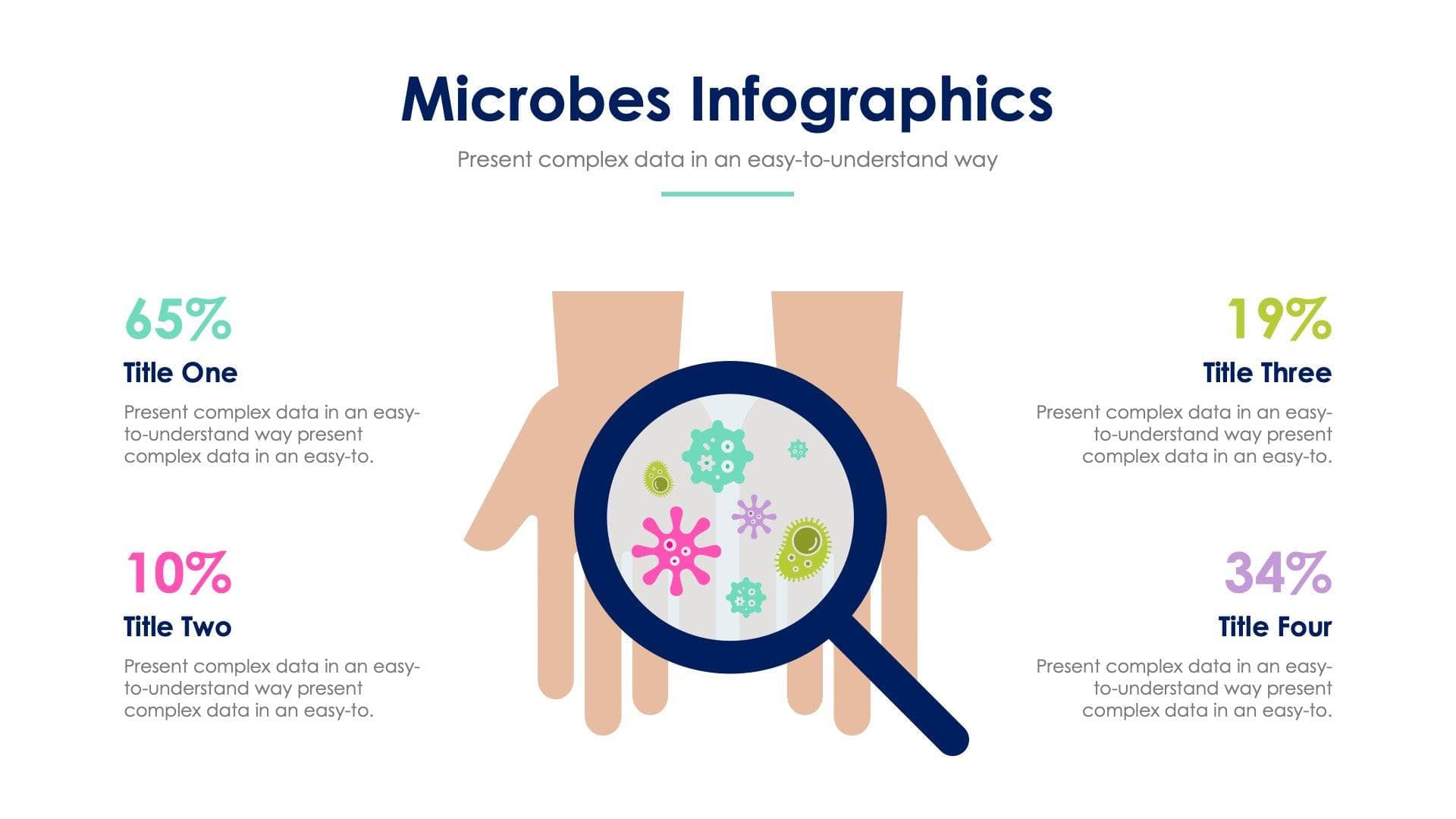 Microbes Slide Infographic Template S04042219 | Infografolio