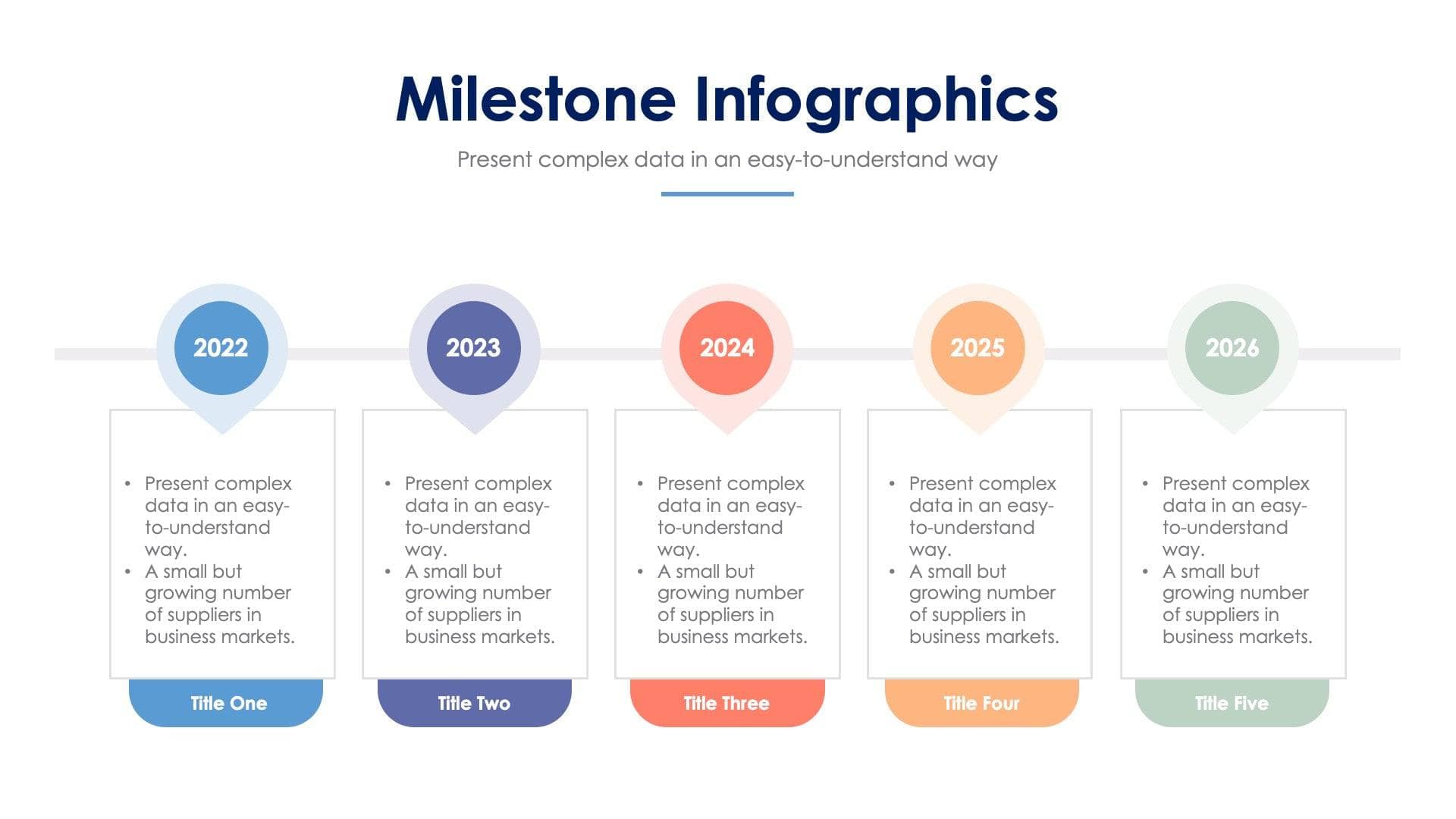 Milestone Slide Infographic Template S07222220 | Infografolio