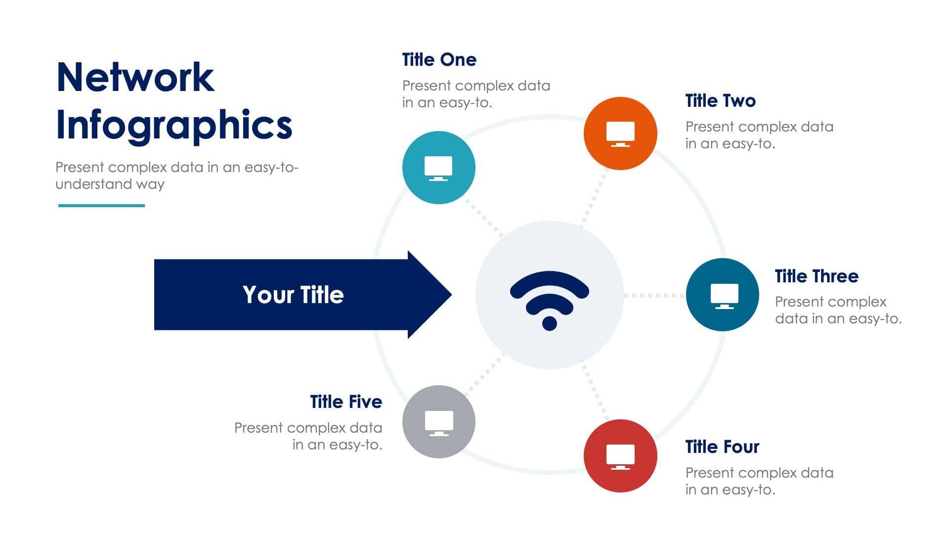 Network Slide Infographic Template S03012201 | Infografolio