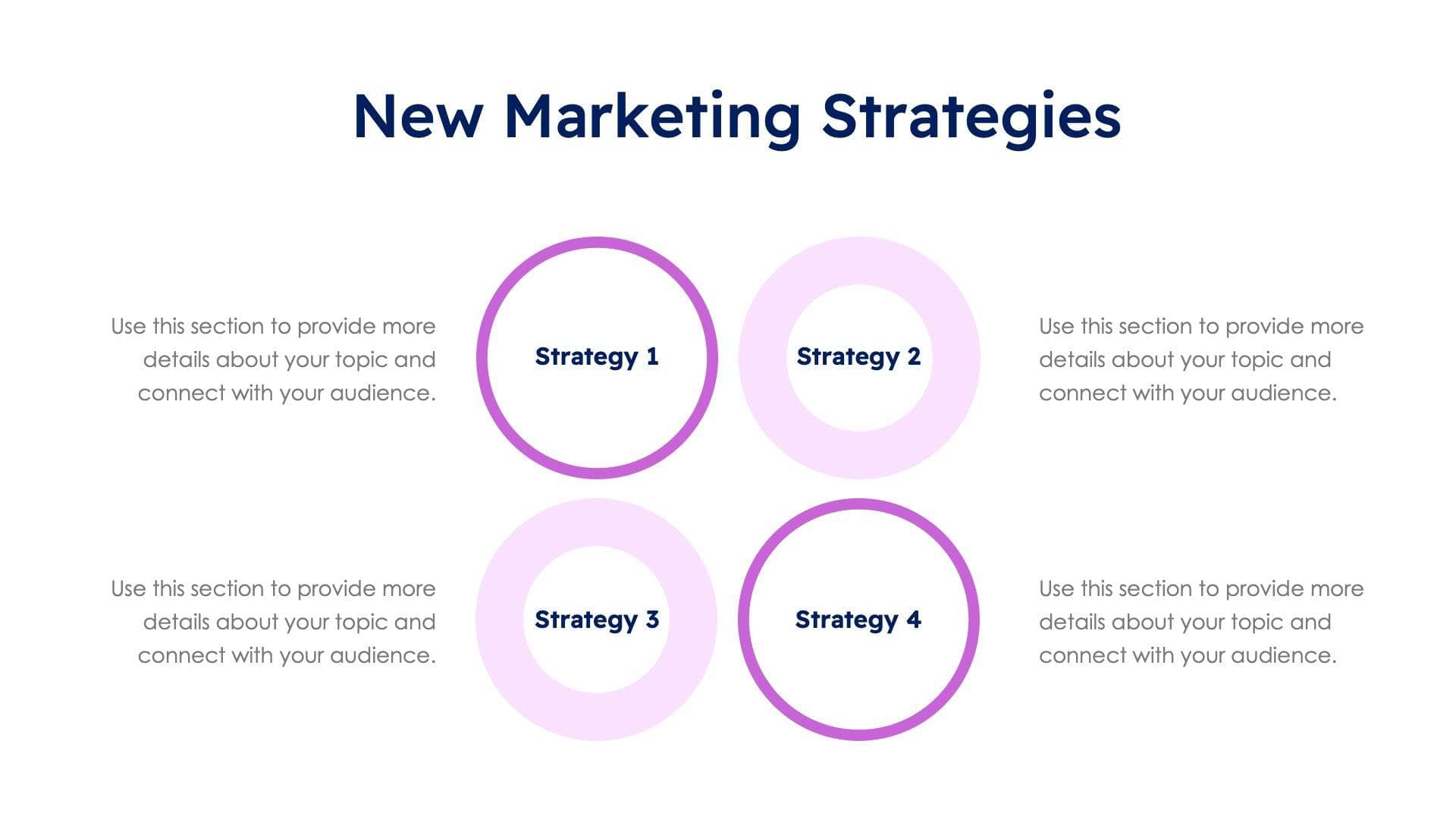 New Marketing Strategies Slide Template S10172201 | Infografolio