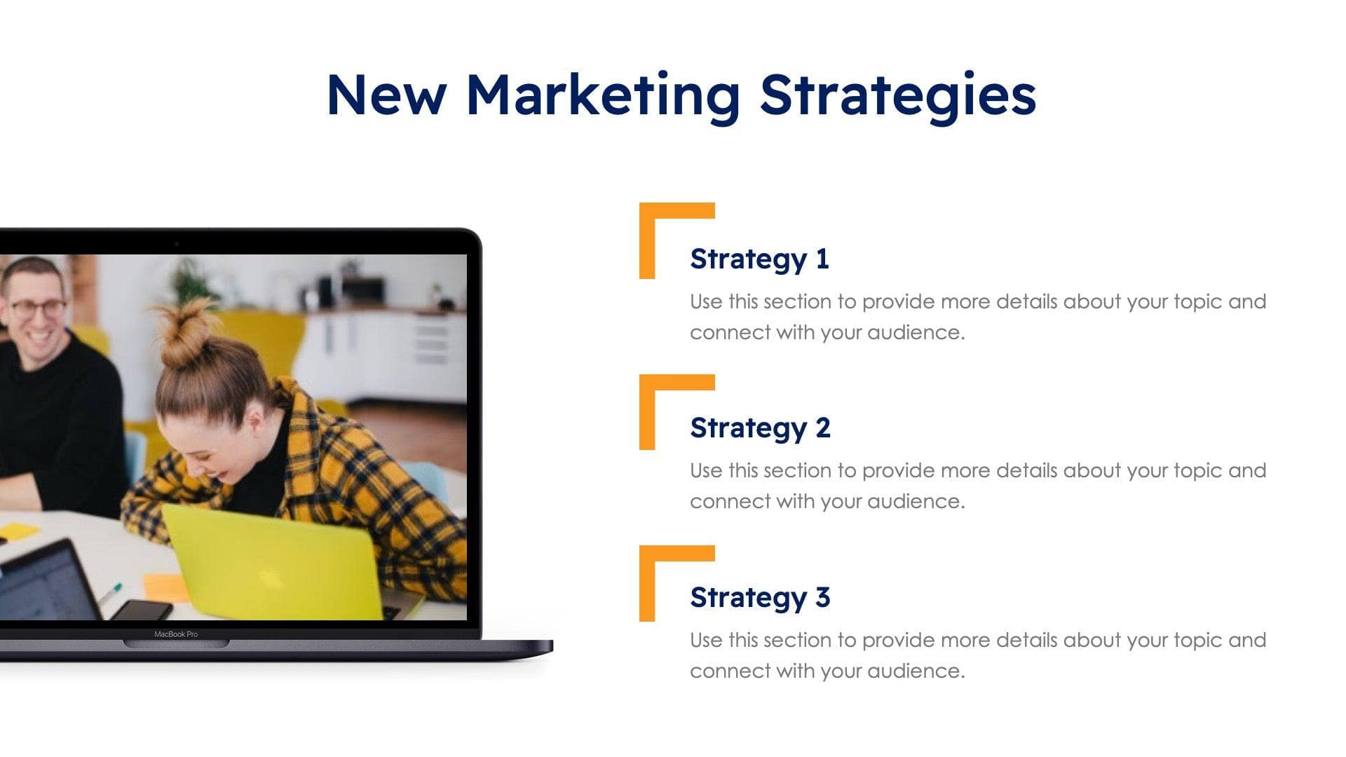 New Marketing Strategies Slide Template S10192201 | Infografolio
