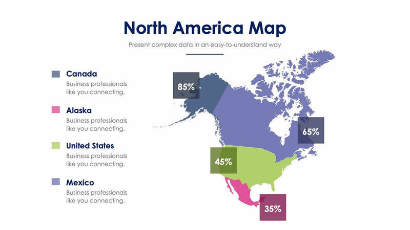 North America Map Slides – Infografolio